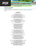 Cockroaches Poem Analysis | PDF | Poetry | Psychology