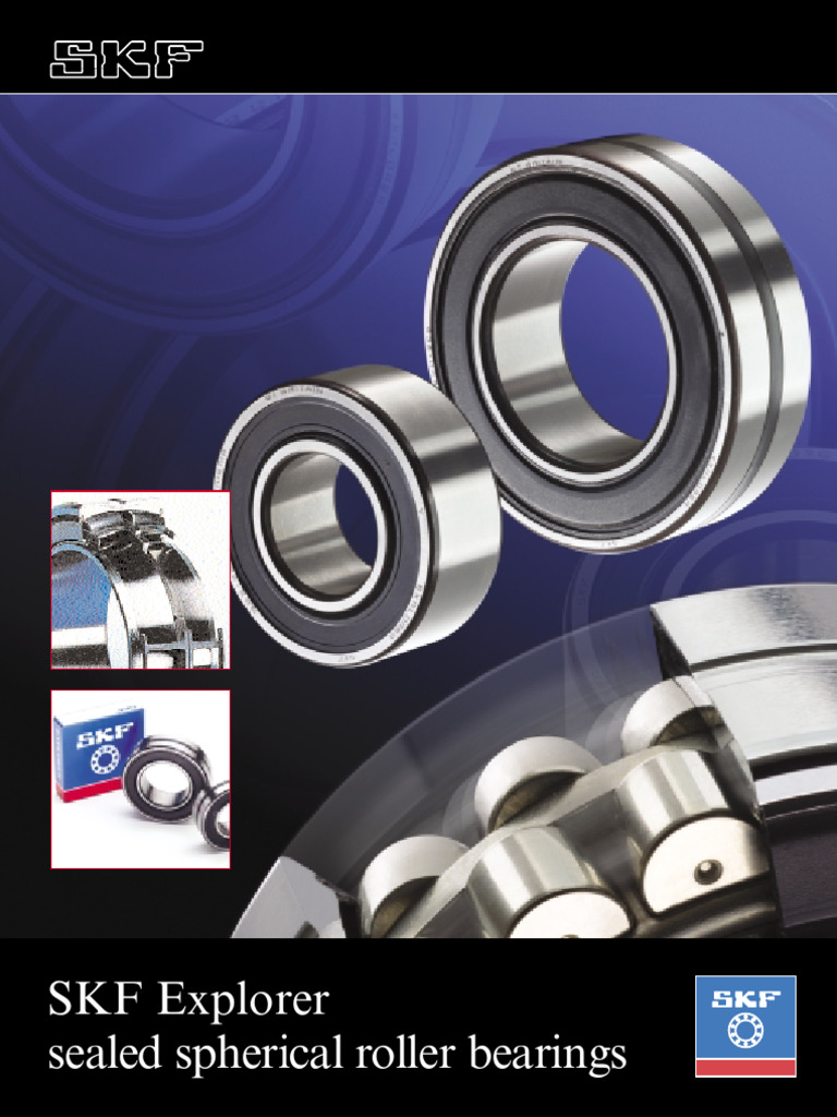 SKF Explorer Sealed Spherical Roller Bearings: SKF/SRB Brochure 27/8/03 8:54 AM Page 3 | PDF ...