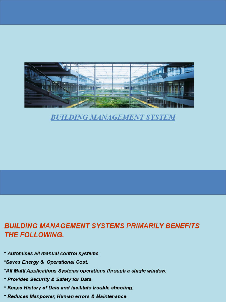Building Management System Guide | PDF | Building Automation | Computer ...