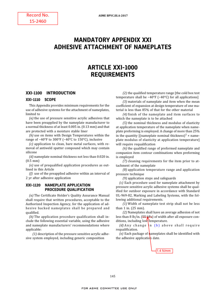 Adhesive Nameplate Guidelines | PDF | Adhesive | Materials Science