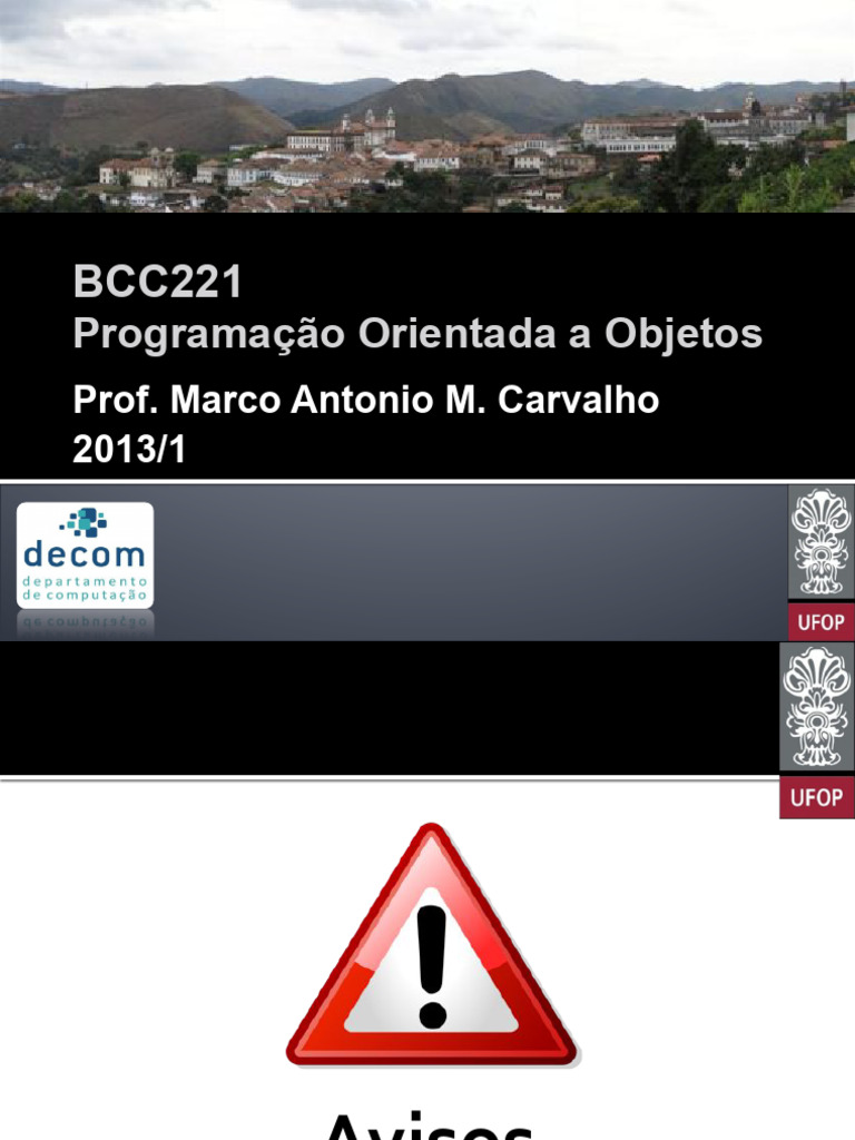 Orientacao Objetos Aula 16 Pdf Classe Programação De Computadores