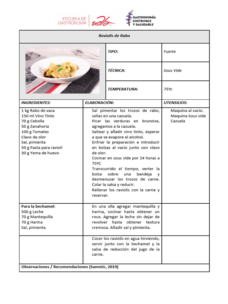 Recetas para Sous Vide | PDF | sal | Comida y bebida