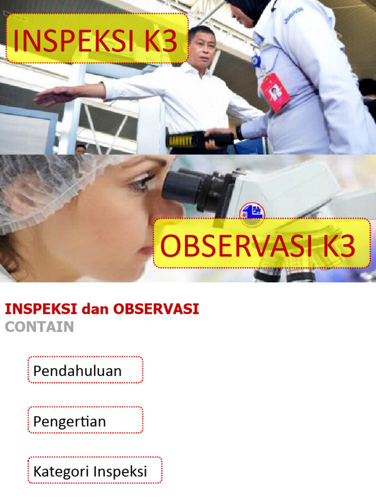 Materi Inspeksi Dan Observasi | PDF