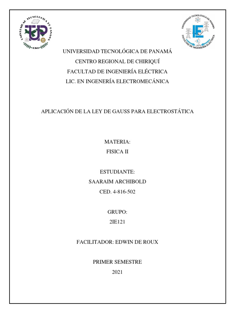 Aplicacion de La Ley de Gauss | PDF | Electromagnetismo | Ingeniería de Edificación