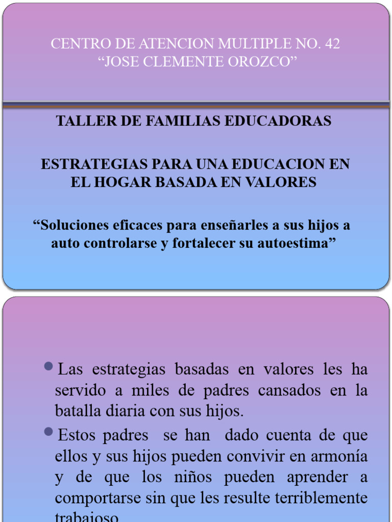 Disciplina Con Valores | PDF | Disciplinas