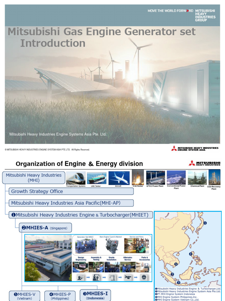 MHI Engine System Philippines Overview | PDF | Photovoltaics ...
