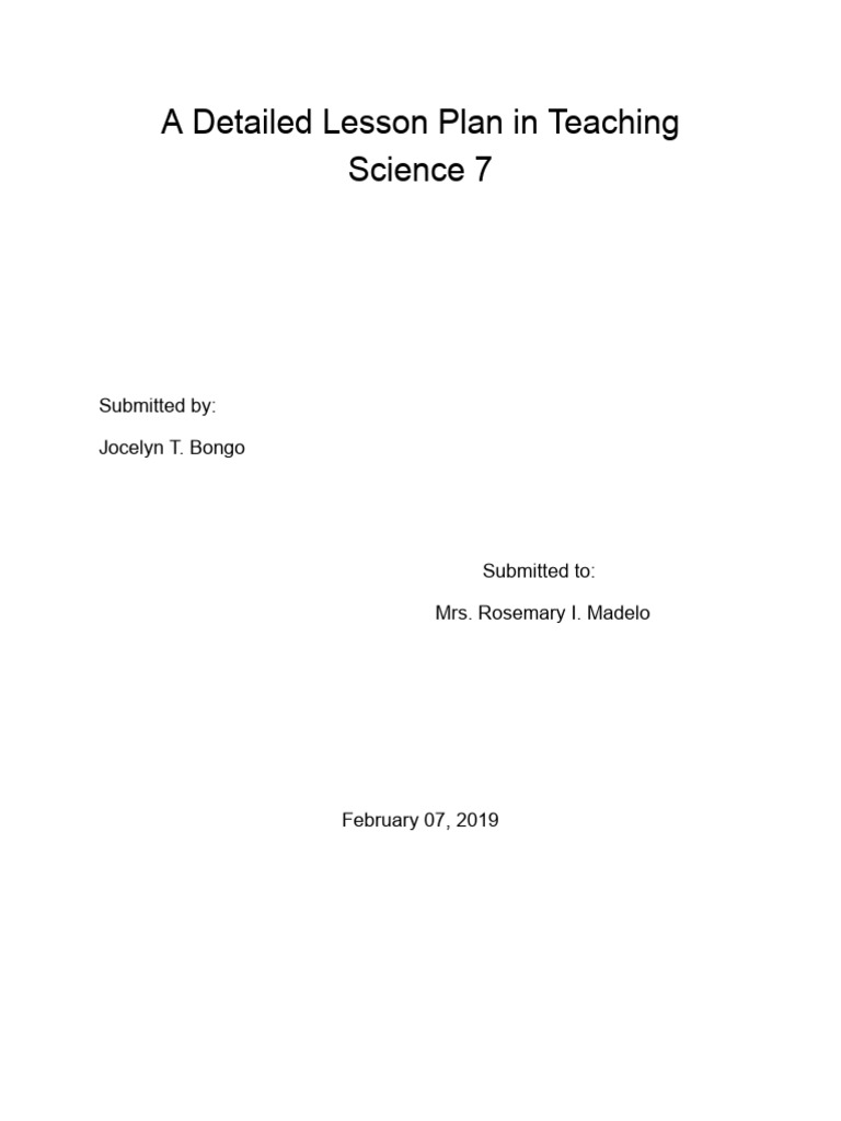 Energy Resources (G-7) Lesson Plan | PDF | Fuels | Power Station