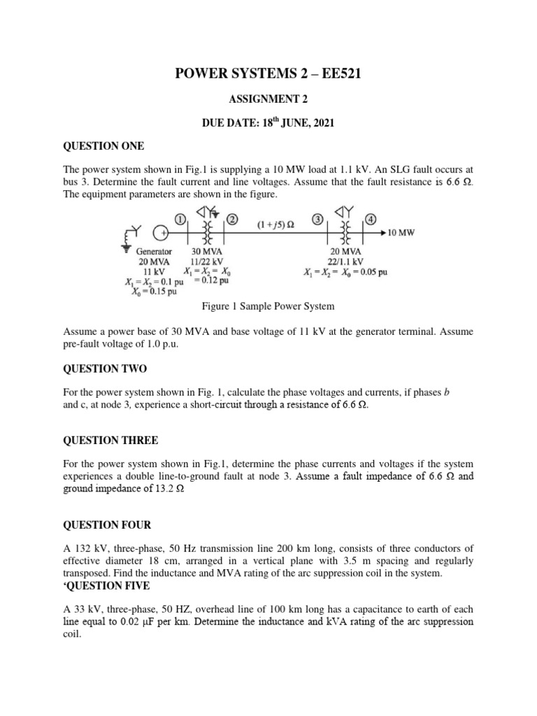 Ee521 Assignment 2 2021 | PDF