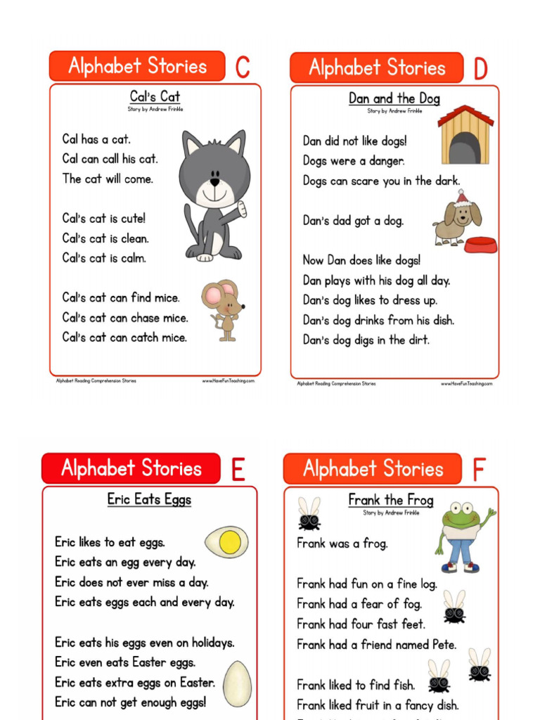 Alphabet Stories | PDF