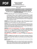 Resolution On Adoption of Road Clearing Ordinance | PDF | Philippines ...