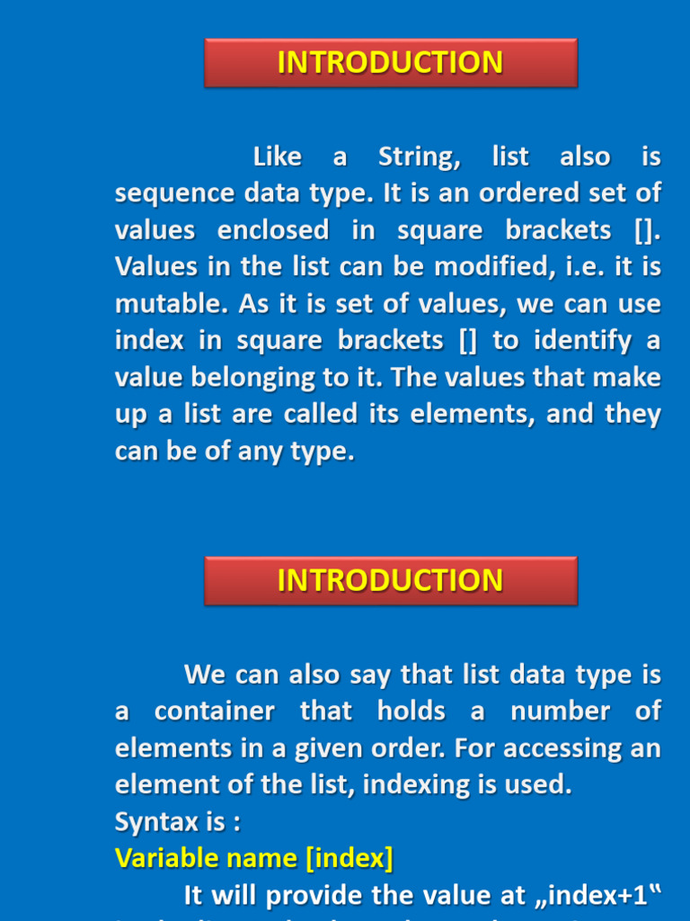 Lists Pdf String Computer Science Sequence