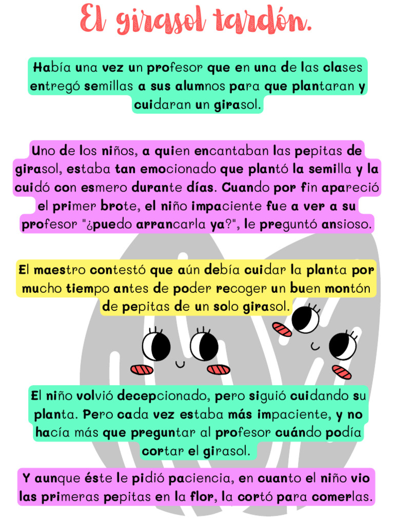 El Girasol Tardón. | PDF