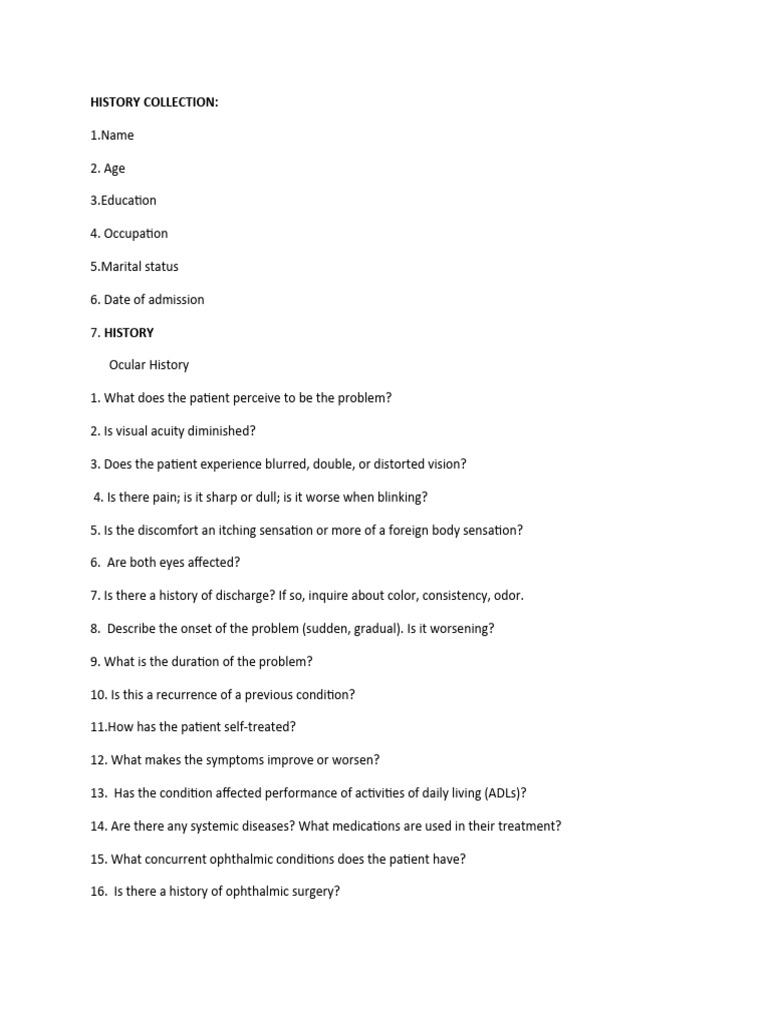 Eye Assessment Pdf Retina Human Eye