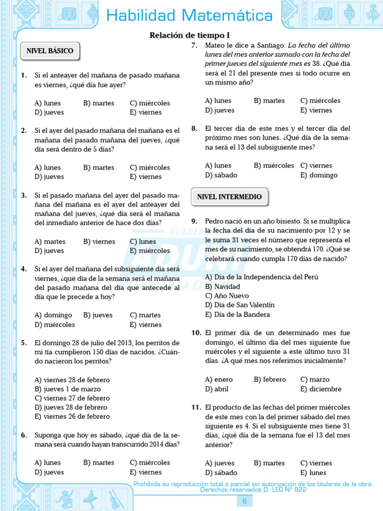 RM - Relojes - Calendarios - C. Figuras | PDF