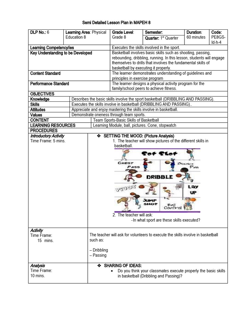 Pe8 Q1 DLP6 | PDF | Cognitive Science | Behavior Modification