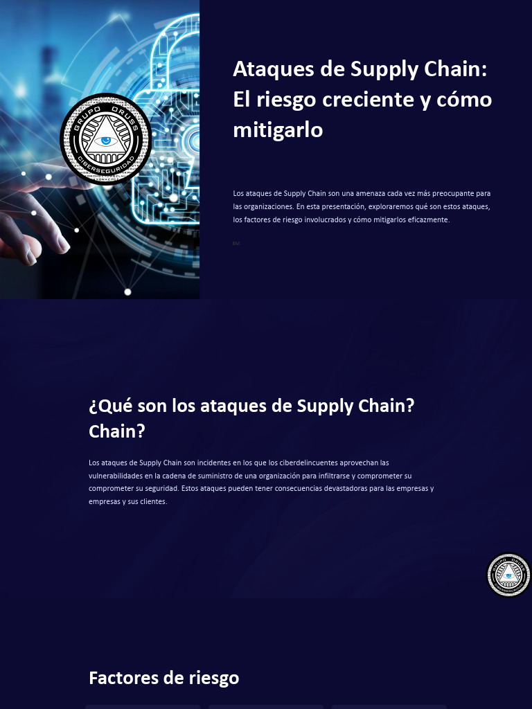 Ataques de Supply Chain El Riesgo Creciente y Como Mitigarlo Grupo ...