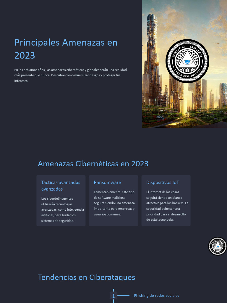 Principales Amenazas en 2023 Grupo Oruss | PDF | La seguridad ... Principales Amenazas en 2023 Grupo Oruss | PDF | La seguridad ...