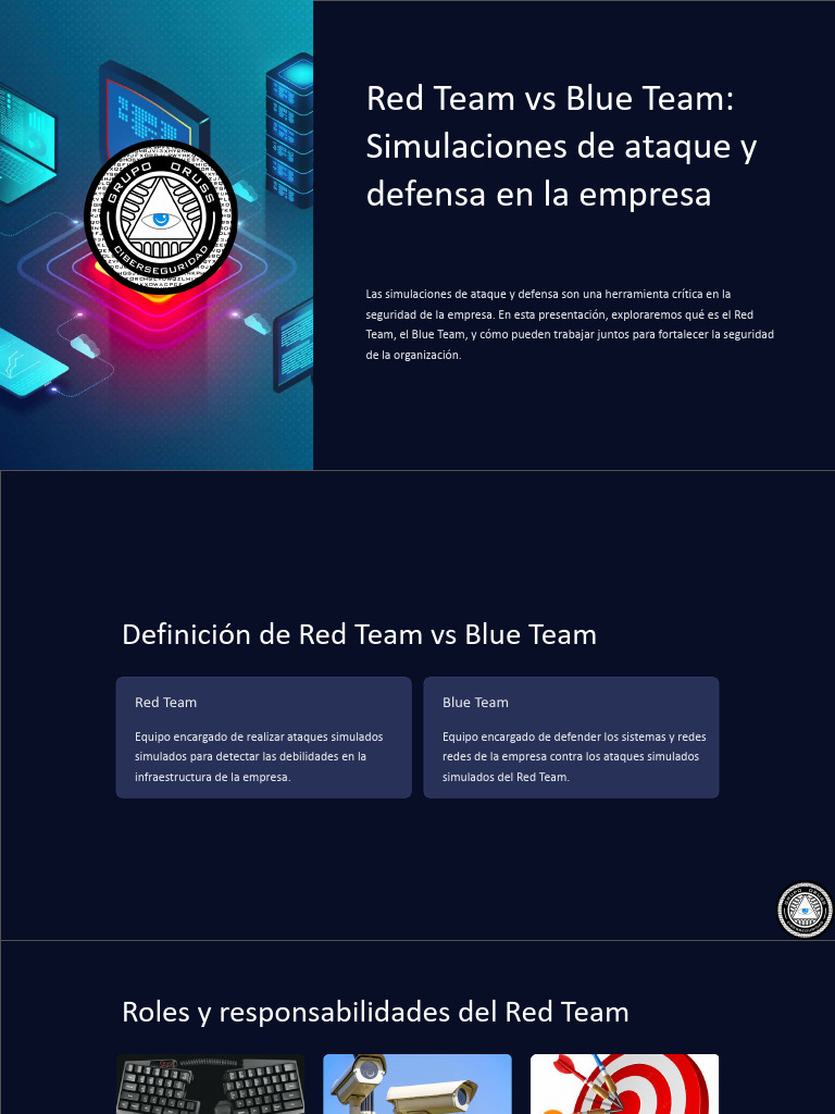 Red Team Vs Blue Team Simulaciones de Ataque y Defensa en La Empresa ...
