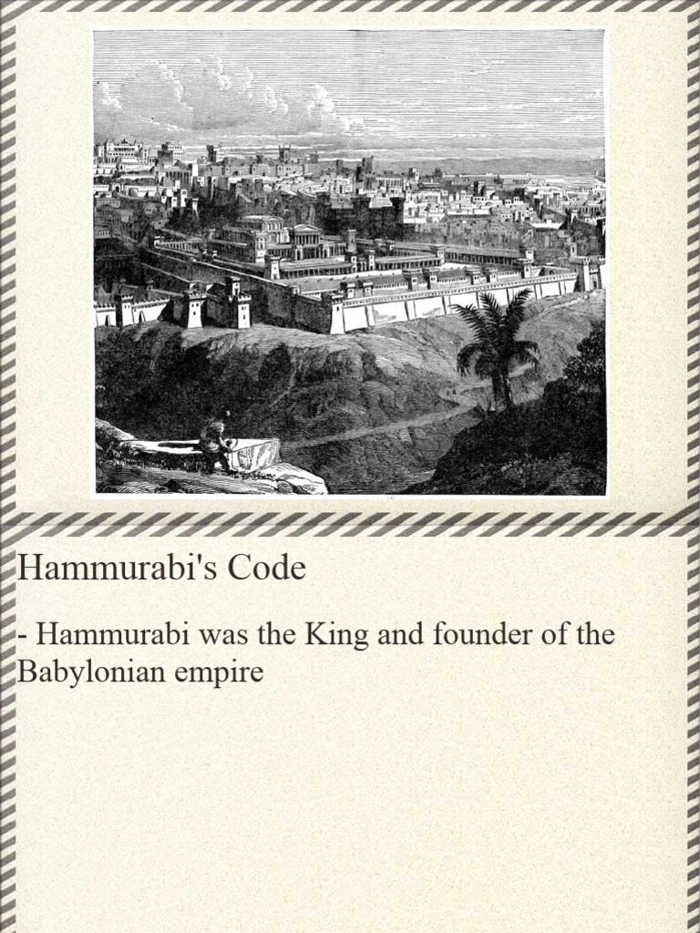 Hammurabis Code | PDF | Hammurabi | Justice