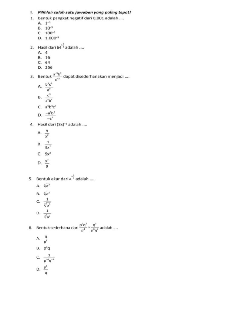 Akar Pangkat | PDF