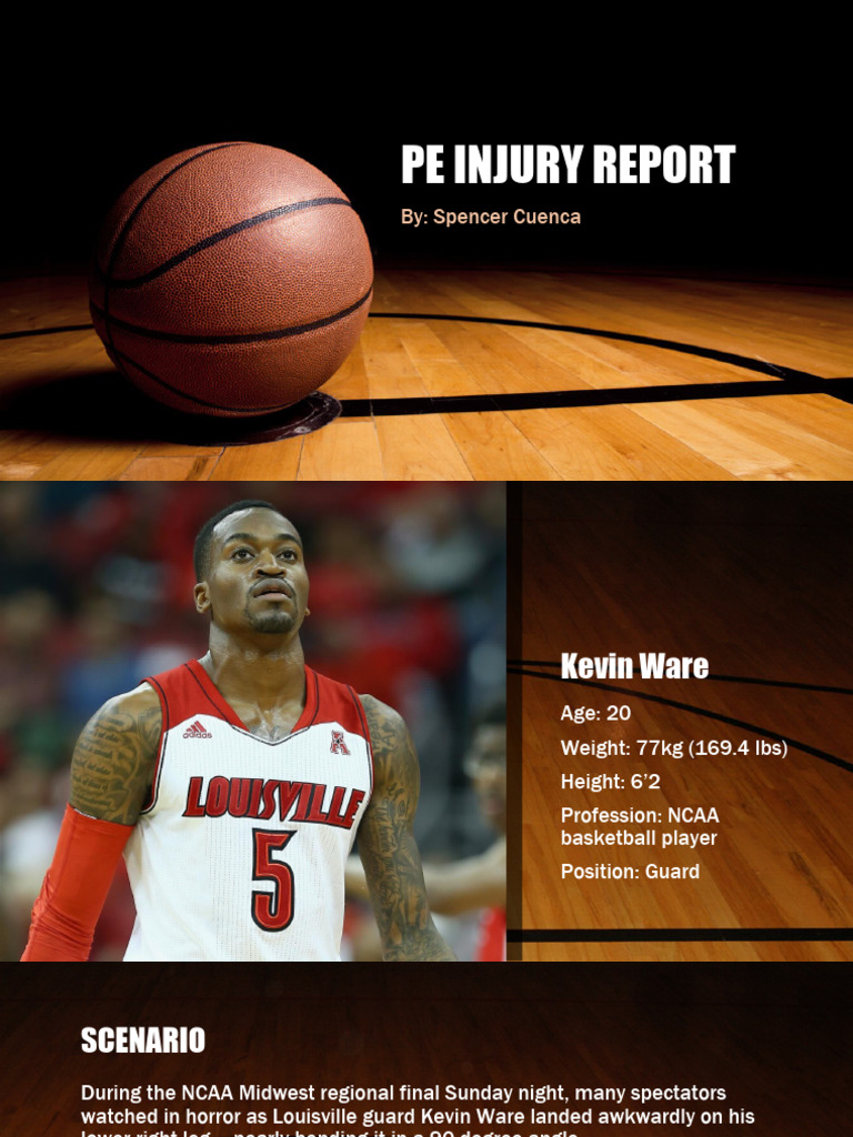 Kevin Ware's Compound Fracture Injury Report | PDF | Knee | Bone