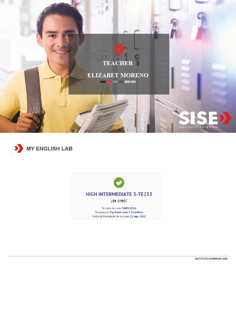 My English Lab - Te233 | PDF