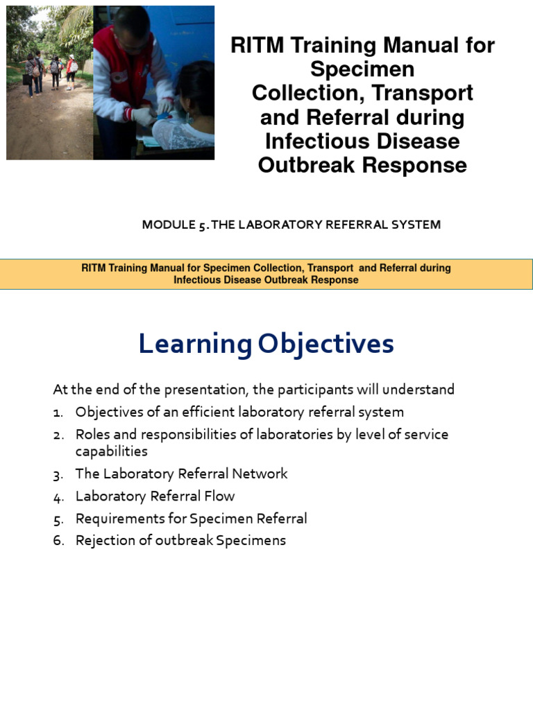 Module 5 - Lab Referral Network (Davao) | PDF | Laboratories | Infection Module 5 - Lab Referral Network (Davao) | PDF | Laboratories | Infection