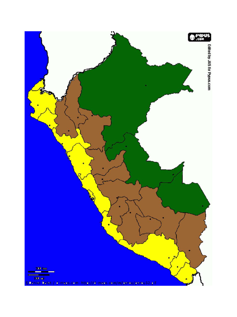 El Mapa Del Peru Con Tres Regiones - 1383018379 - Img | PDF