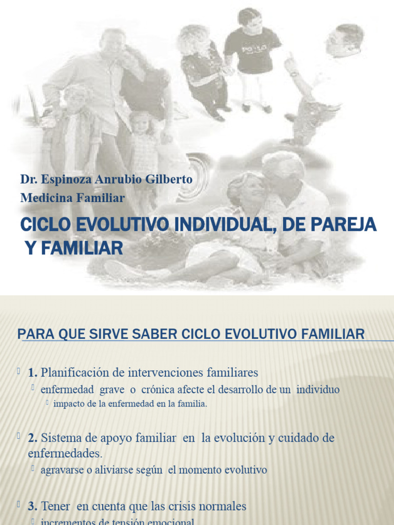 Ciclo Evolutivo Familiar | PDF | Familia | Evolución