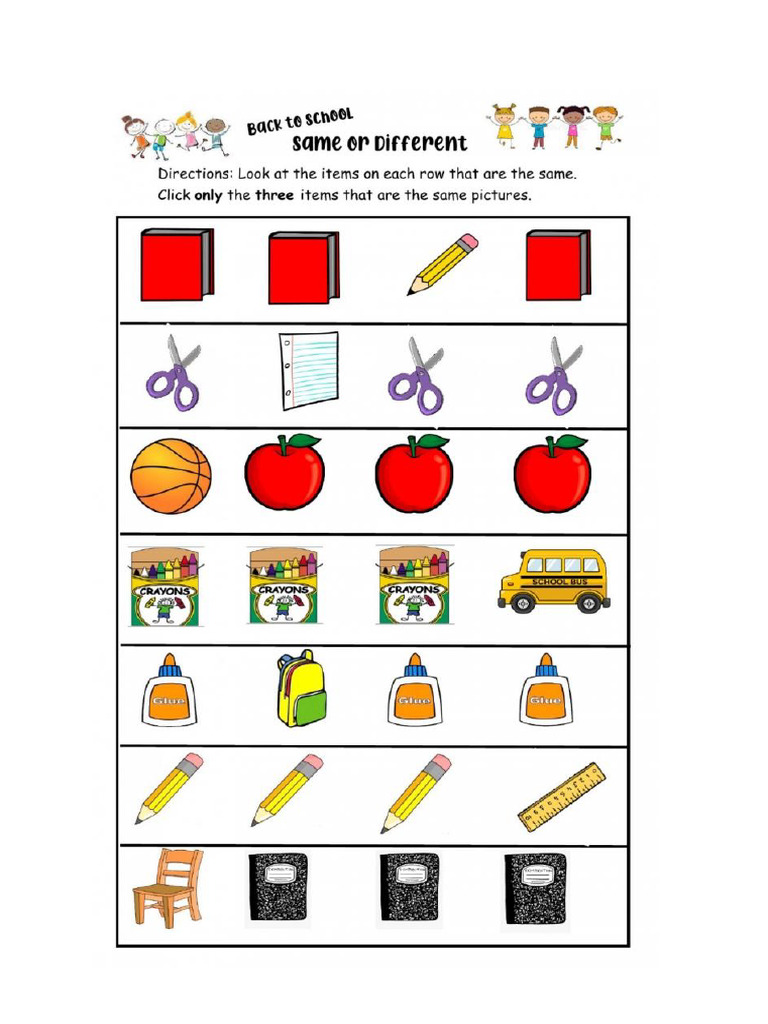 Kinder Worksheets 1 | PDF