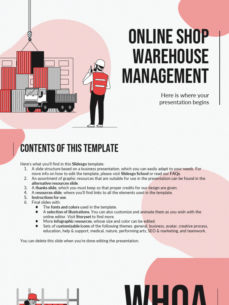 Online Shop Warehouse Management by Slidesgo | PDF | Planets | Solar System