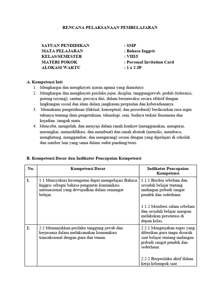 RPP Invitation Card | PDF