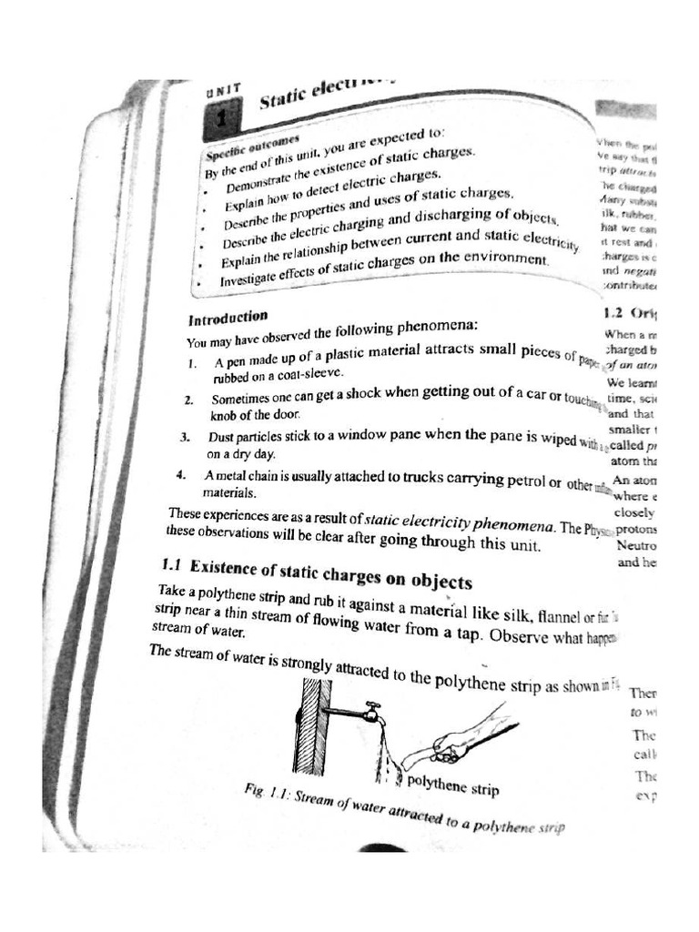 Static Electricity.... CJ Doc | PDF