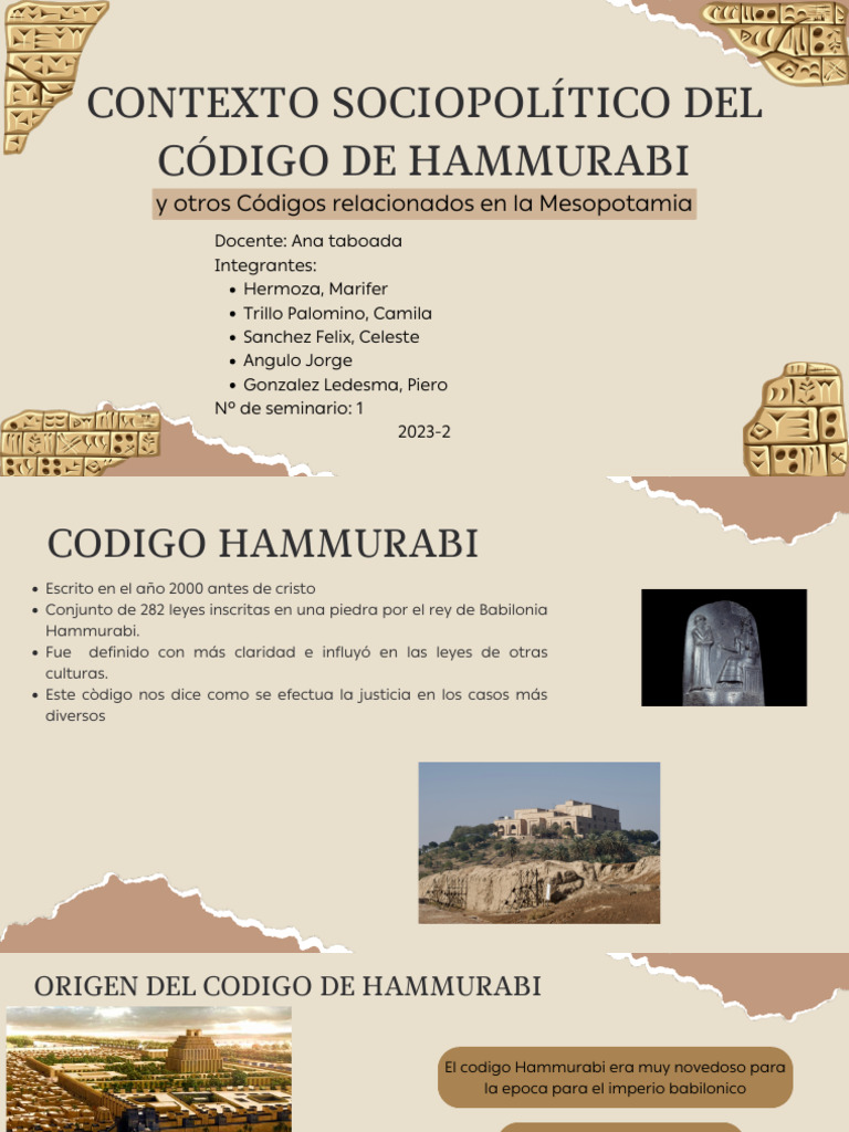 Código de Hamurabi | PDF | Hammurabi