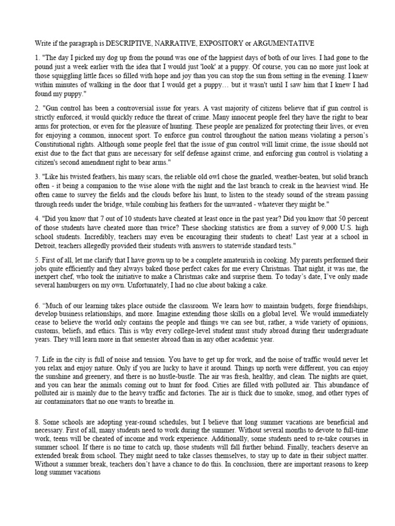 Paragraph Development | PDF