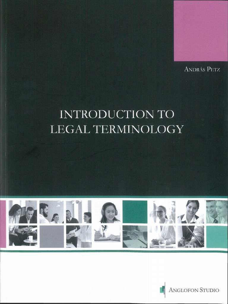 Petz András - Introduction To Legal Terminology (2023) | PDF | Academic ...