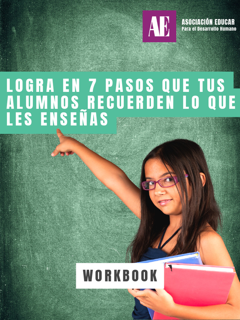 Workbook 7 Pasos para Que Tus Alumnos Recuerden Lo Que Les Ensenas ...
