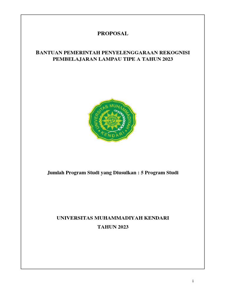 Proposal Hibah RPL - 2023 | PDF