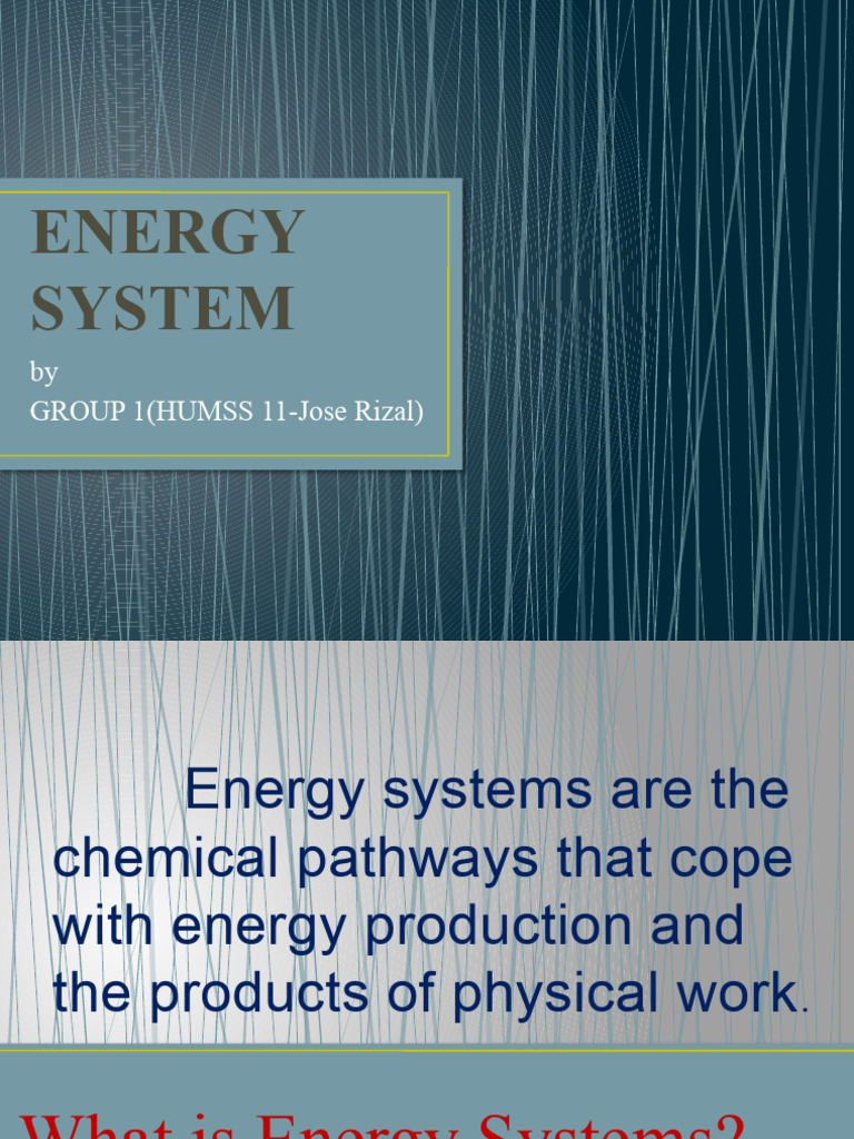 Energy System | PDF