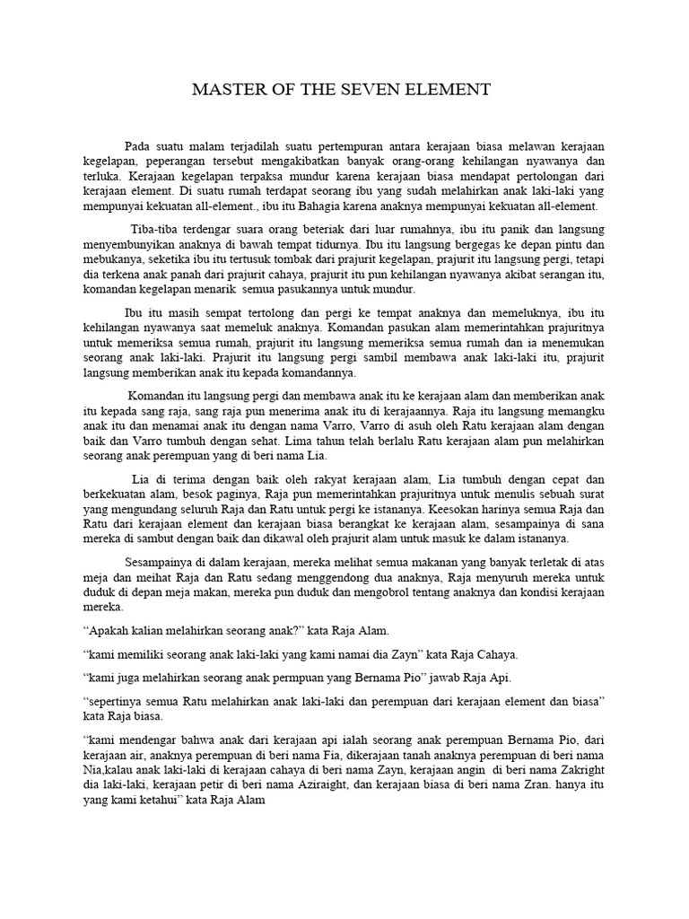 The Seven Element Master | PDF