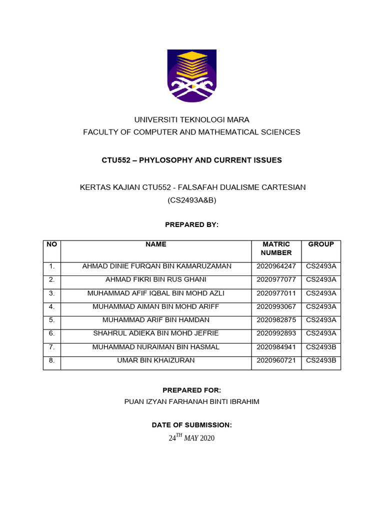 Dualisme Cartesian | PDF