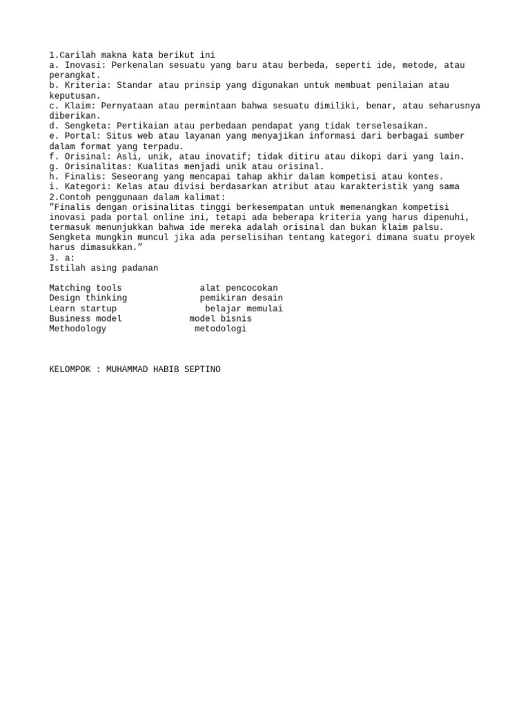 Tugas Habib | PDF | Karier & Perkembangan