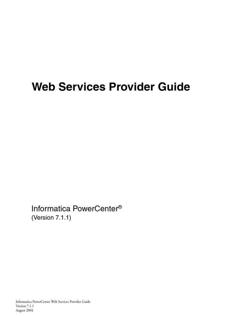 Web Services Provider Guide | PDF | Xml | Oracle Database