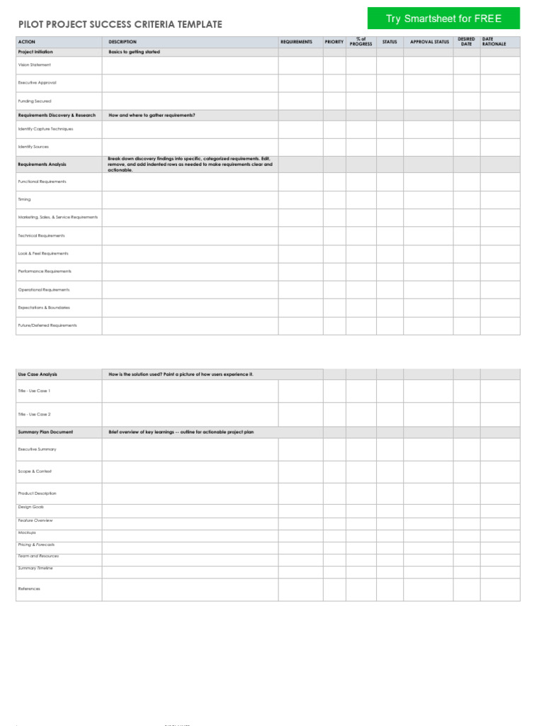 IC Pilot Project Success Criteria 11414 - PDF | PDF