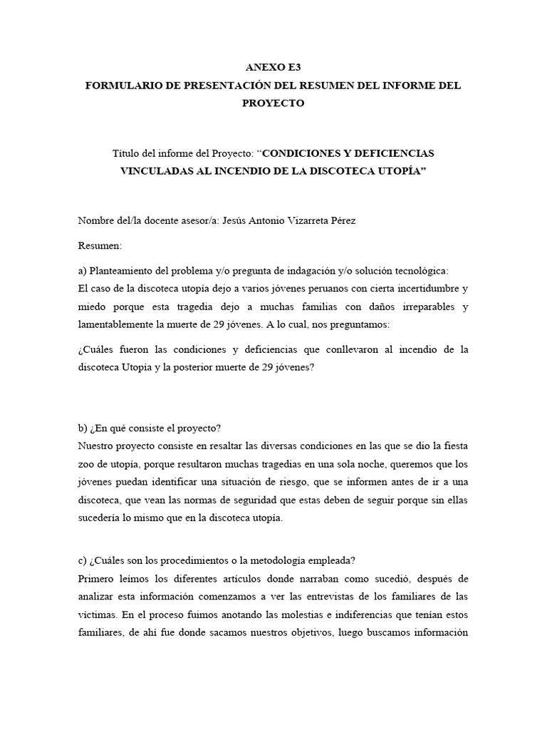 Discoteca Utopia | PDF | Club nocturno | utopía