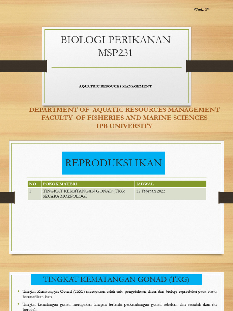 Reproduksi Ikan dan TKG | PDF | Kesehatan Holistik