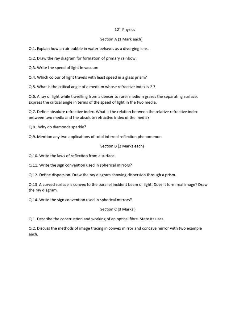 12th Retest Nov TOSE | PDF