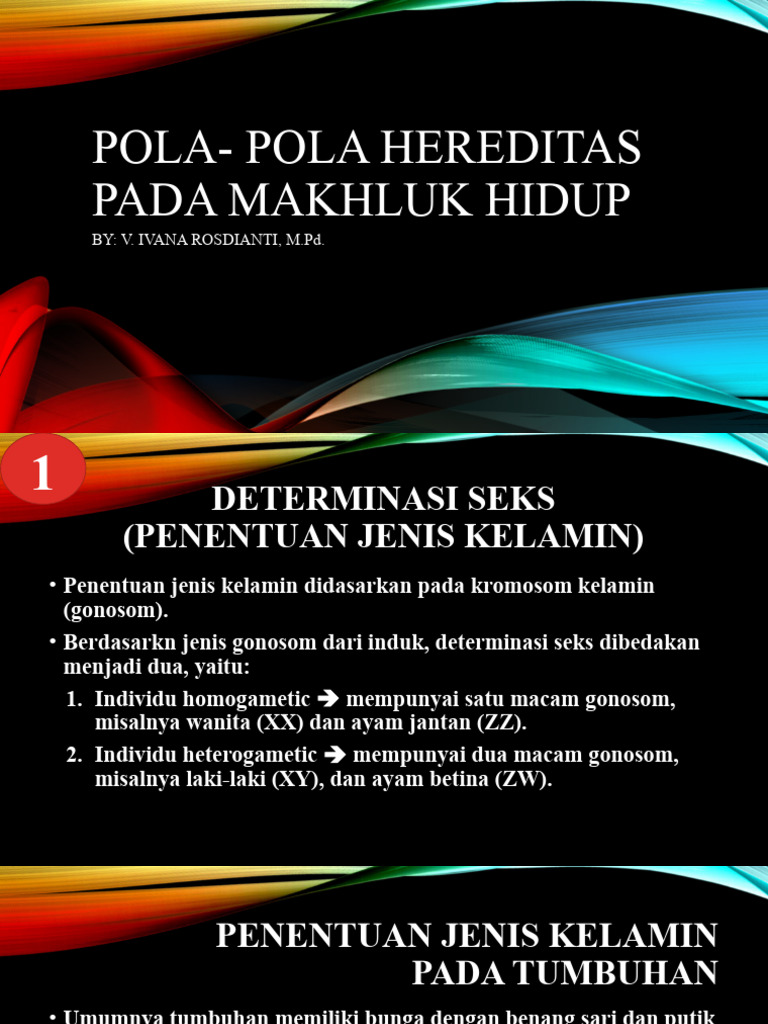 Pola - Pola Hereditas Pada Makhluk Hidup | PDF