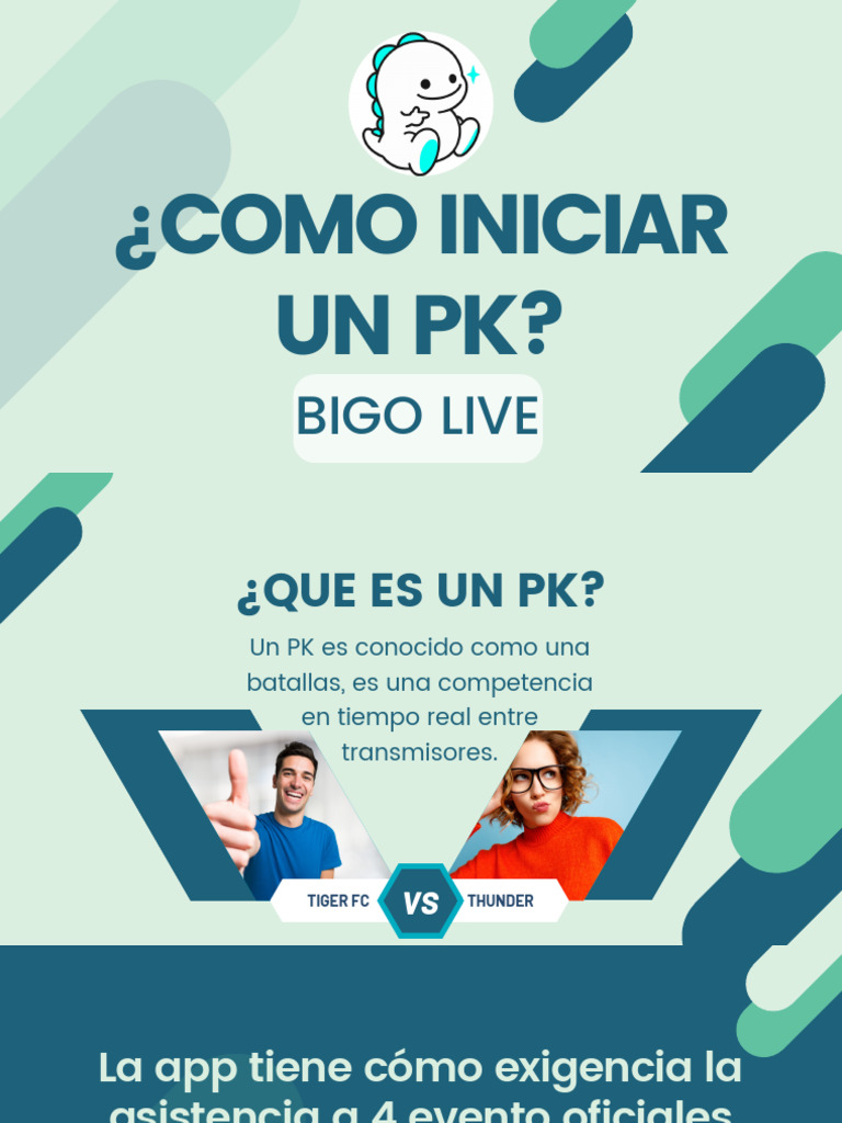 Cómo Iniciar un PK en Bigo Live | PDF