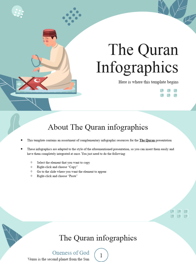 The Quran Infographics | PDF | Planets | Planets In Astrology